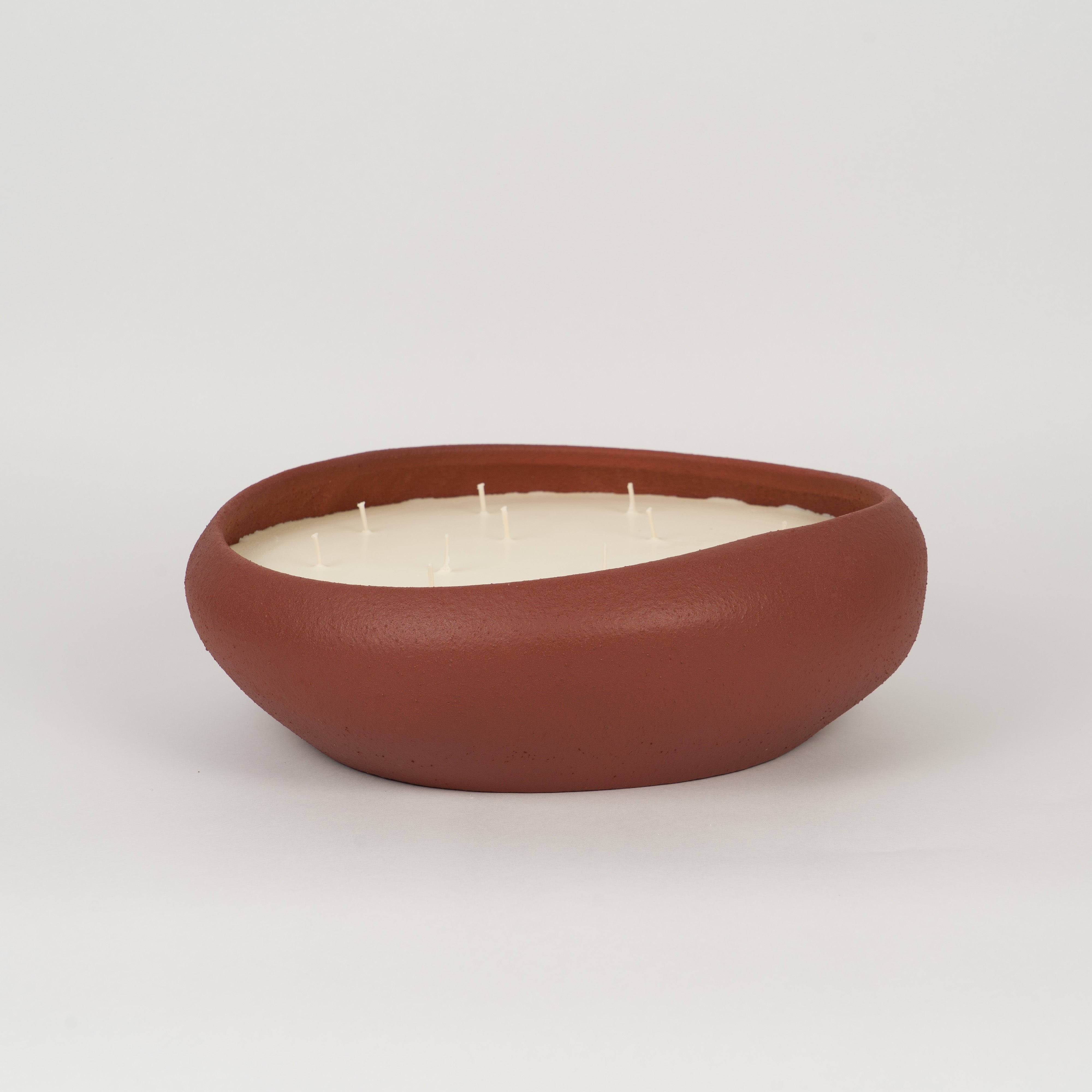 Doteki Indoor Candle Large - Burgundy – Mon Dada Collections